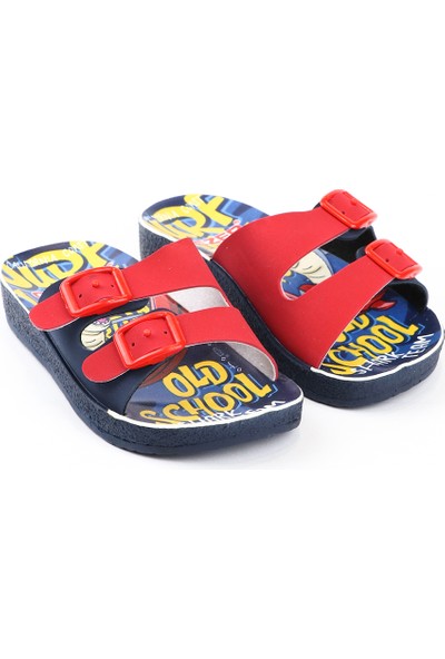 Gezer Yazlık Iki Toka Erkek Çocuk Terlik