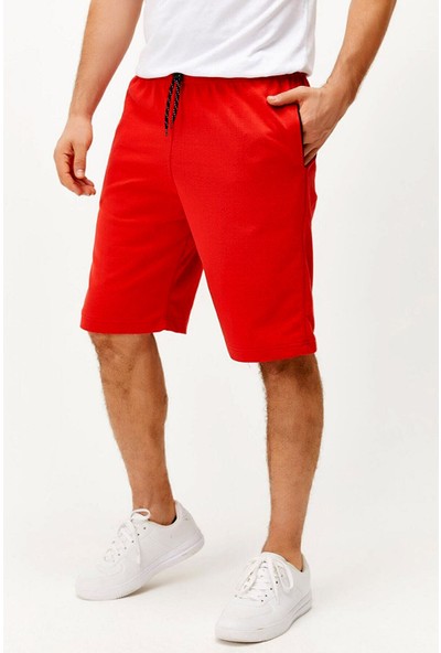 Winget Star Kırmızı Pamuklu Şort