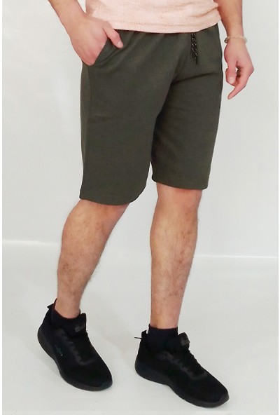 Winget Star Haki Pamuklu Şort