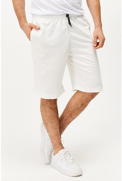 Winget Star Ekru Pamuklu Şort