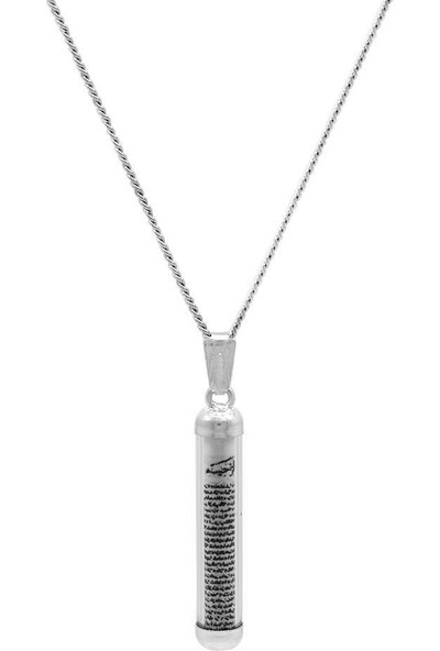 Özelsen 925 Ayar Gümüş Zarif Tasarım Cevşen Kolye