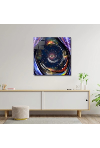 Art of Wall Artofwalldesign ''göz Doğa Kartal '' Cam Tablo Uv Art of Wall Artofwalldesign ''göz Doğa Kartal '' Cam Tablo Uv