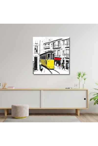 Art of Wall Artofwalldesign ''halk Tramvayı'' Cam Tablo Uv