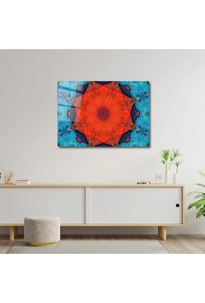 Art of Wall Artofwalldesign ''geometrik Doku'' Cam Tablo Uv Art of Wall Artofwalldesign ''geometrik Doku'' Cam Tablo Uv
