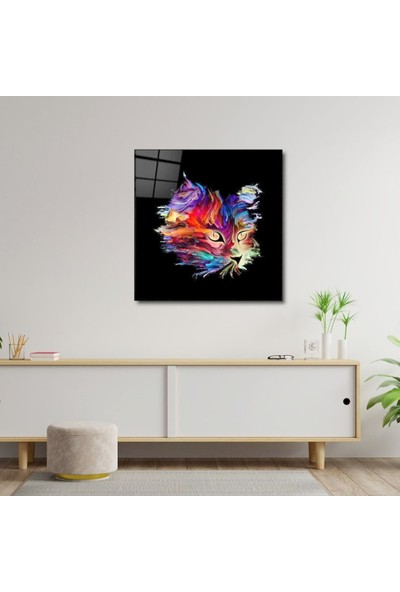 Art of Wall Artofwalldesign ''sevimli Kedi'' Cam Tablo Uv Art of Wall Artofwalldesign ''sevimli Kedi'' Cam Tablo Uv