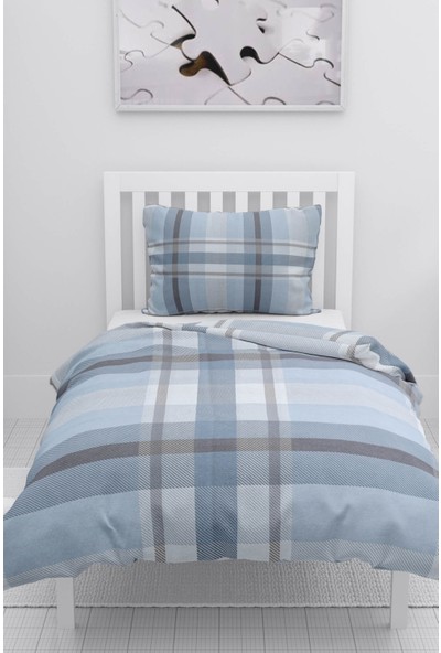 Favora Gold Tek Kişilik Nevresim Takımı - Mavi