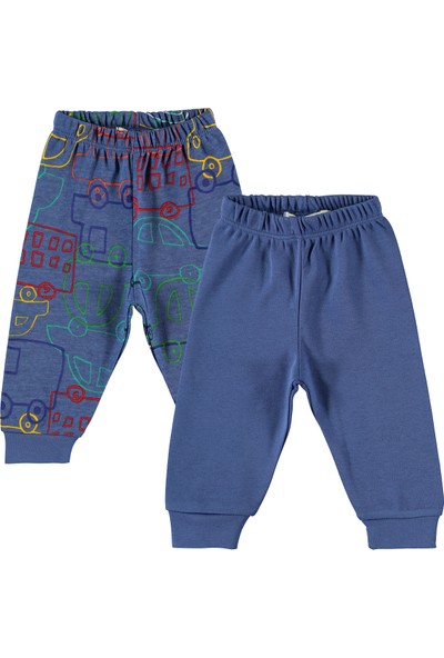 Civil Baby Erkek Bebek 2'li Patiksiz Tek Alt 1-9 Ay Saks Mavisi Civil Baby Erkek Bebek 2'li Patiksiz Tek Alt 1-9 Ay Saks Mavisi