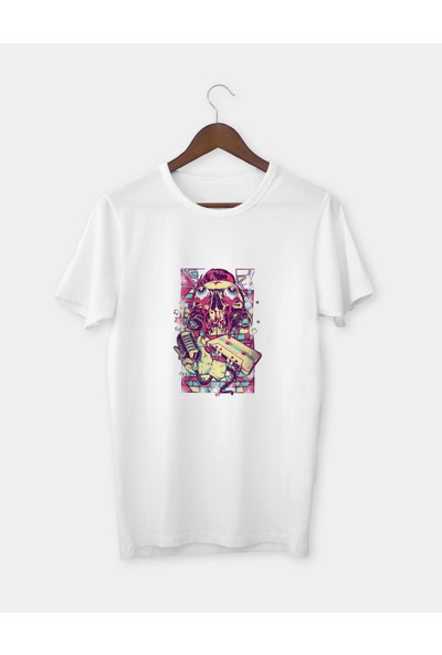 Kuru Kafa Baskılı T-Shirt Tişört