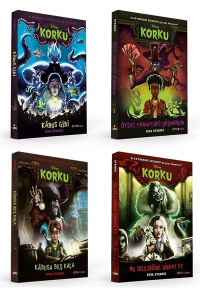Disney Korku Serisi 4 Kitap - Vera Strange Disney Korku Serisi 4 Kitap - Vera Strange