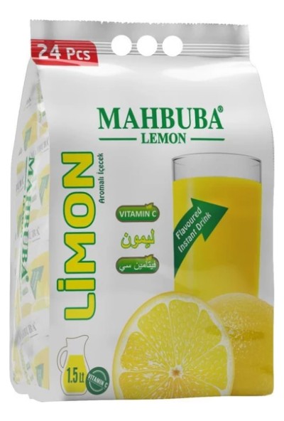Mahbuba Toz Içecek Limon 11.2gr 24LÜ Mahbuba Toz Içecek Limon 11.2gr 24LÜ