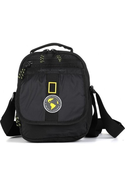 National Geographic Kapaklı Postacı Askılı Çanta Siyah