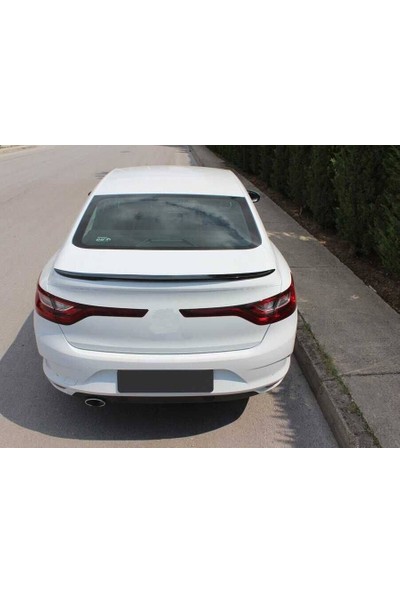 Omsaline Renault Megane 4 Sedan Arka Cam Üstü Spoiler Piano Black 2021 ve Sonrası