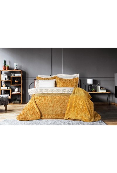 Özdilek Etnik Hardal 10 Parça Çeyiz Seti