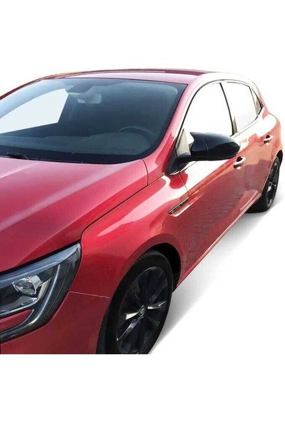 Omsaline Renault Megane 4 Sedan Ayna Kapağı Piano Black Abs 2021 ve Sonrası