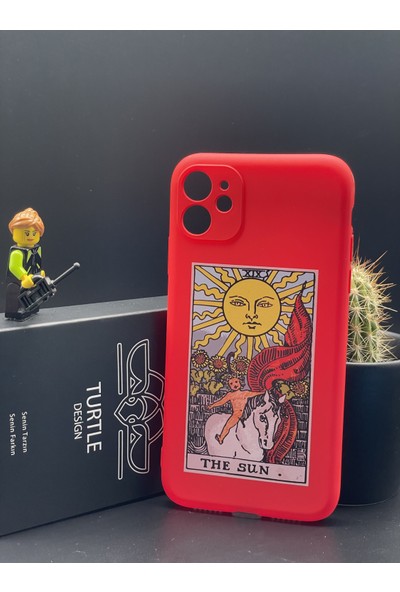 Turtle Dizayn Apple iPhone 11 Creative Seri Silikon Kılıf - The Sun