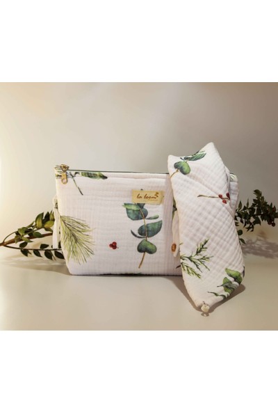 LaLoom Organics Bell-A Organik Pamuk 4 katlı Müslin Çanta Fular/Yaka Set LaLoom Organics Bell-A Organik Pamuk 4 katlı Müslin Çanta Fular/Yaka Set