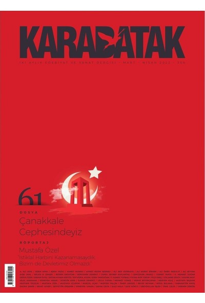 Karabatak 61. Sayı Mart-Nisan 2022 Karabatak 61. Sayı Mart-Nisan 2022