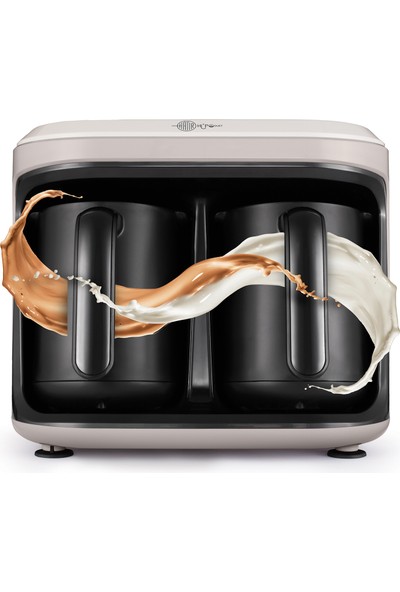 Karaca Hatır Hüps Düet Türk Kahve Makinesi Bej