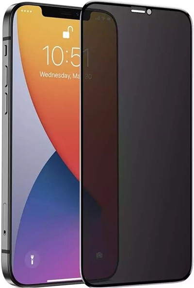Jopus Apple iPhone 12 Pro Max Kırılmaz Cam Privacy Hayalet Tam Kaplayan Ekran Koruyucu Jopus Apple iPhone 12 Pro Max Kırılmaz Cam Privacy Hayalet Tam Kaplayan Ekran Koruyucu