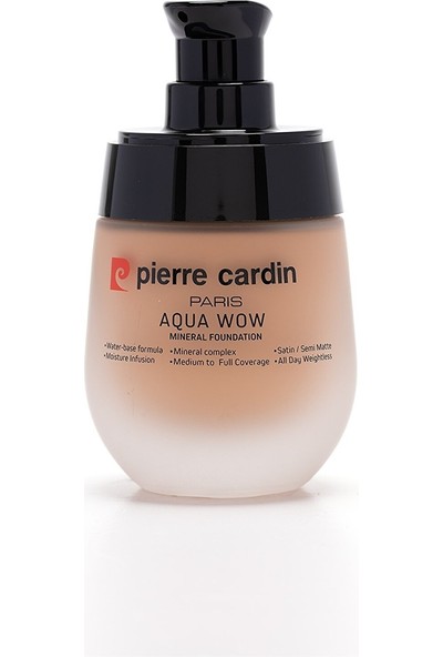 Pierre Cardin Aqua Wow Mineralli Su Bazlı Fondöten - Ta.beige 901 12220