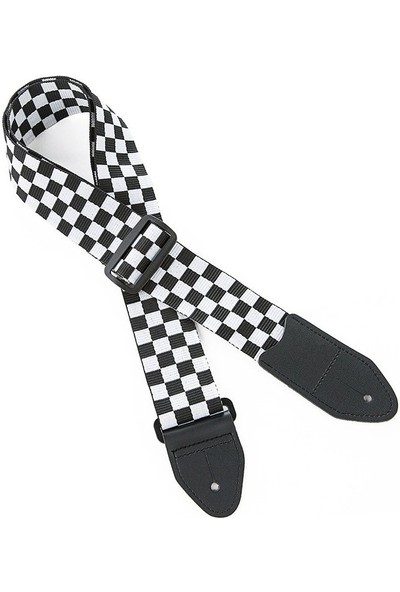 Raymond Joes Rjgas Gitar Askısı Dama White Plaid (88-146 Cm)