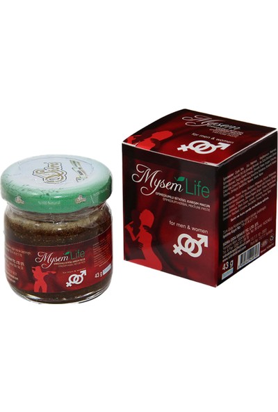Mysem Life Bitkisel Karışımlı Macun 43 Gr (3 Servis)