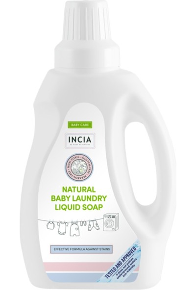Incia %100 Doğal Bebek Çamaşır Makinesi Sabunu 750ML Incia %100 Doğal Bebek Çamaşır Makinesi Sabunu 750ML