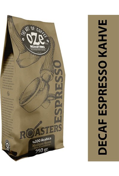 Oze Decaf Espresso Kahve 250 gr Oze Decaf Espresso Kahve 250 gr
