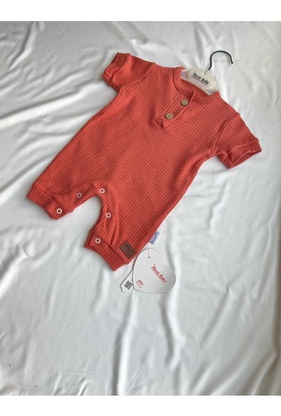 Murat Baby Erkek Bebek Salopet Tulum Fitilli Pamuklu Tulum
