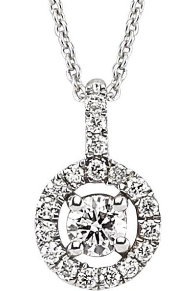 Livia 18 Ayar 0,13 Pırlanta Tektaş Kolye Livia 18 Ayar 0,13 Pırlanta Tektaş Kolye