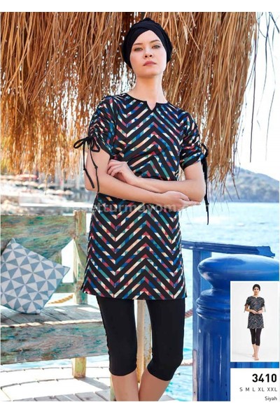 Adasea Yarım Kollu Taytlı Mayo 3410