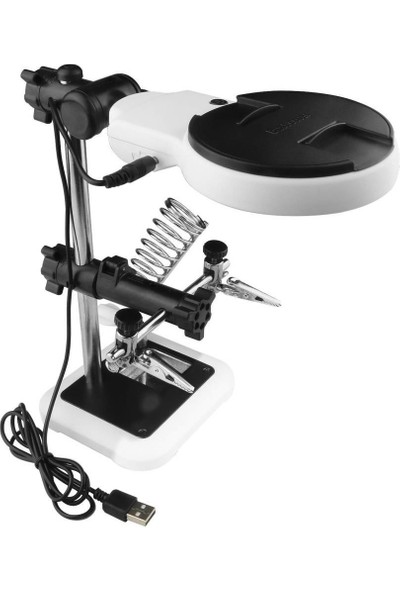 Pixel Elektronik 15 Ledli Anakart Bord Tutacağı Havya Standı MG16129-15LC