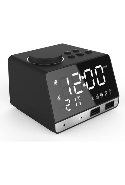 Szykd K11 Yaratıcı LED Bluetooth 4.2 Hoparlör Çalar Saat Müzik Ekran Radyo Siyah (Yurt Dışından) Szykd K11 Yaratıcı LED Bluetooth 4.2 Hoparlör Çalar Saat Müzik Ekran Radyo Siyah (Yurt Dışından)