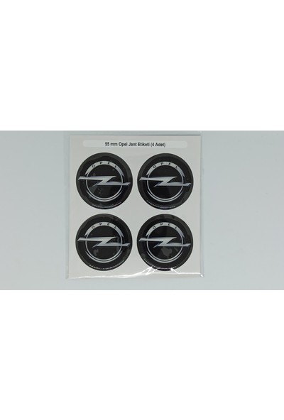 Park Oto Opel Jant Etiketi 55MM