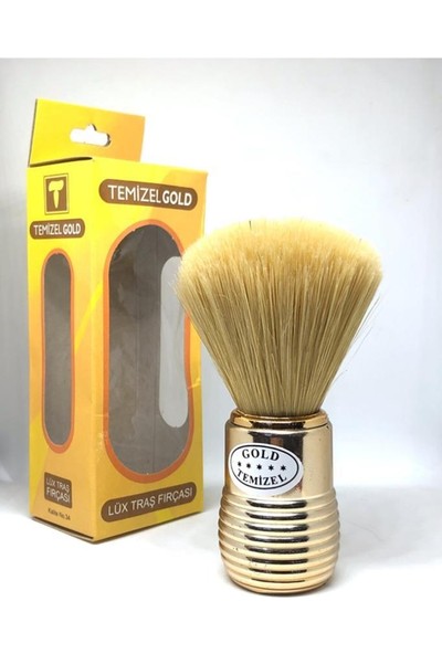 Temizel Gold Traş Sakal Fırçası Bakalit Saplı Temizel Gold Traş Sakal Fırçası Bakalit Saplı
