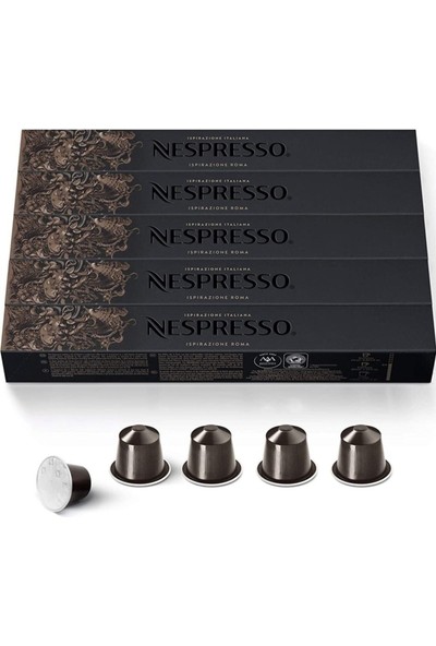 Nespresso Ispirazione Roma Kapsül Kahve 50 Kapsül Nespresso Ispirazione Roma Kapsül Kahve 50 Kapsül