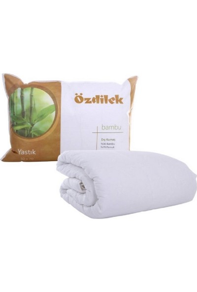 Özdilek Bambu Yorgan Seti Çift Kişilik 1 Adet Yorgan + 2 Adet Yastık