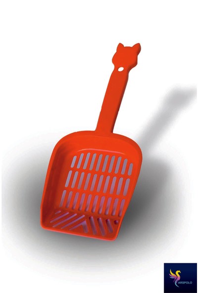 Arspolo Kedi Kumu Küreği Dar Aralıklı Turuncu Arspolo Kedi Kumu Küreği Dar Aralıklı Turuncu