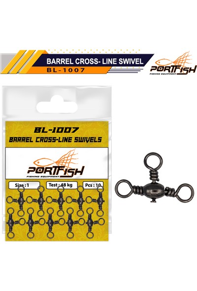 Portfish BL-1007 Üçlü Bilyalı Fırdöndü