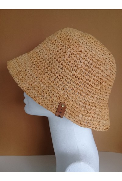 Cybele Tığ Işi Yazlık Bucket Hasır Şapka Cybele Tığ Işi Yazlık Bucket Hasır Şapka