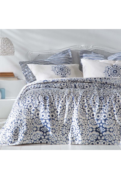 Yataş Bedding Sancia Çift Kişilik Pike Takımı - Mavi