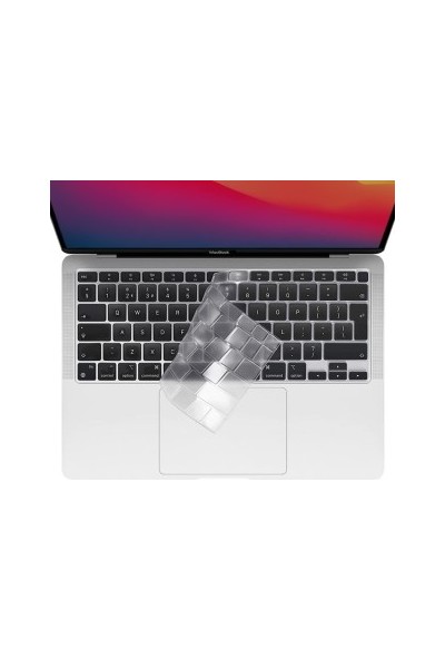 TEKNETSTORE Apple Macbook Pro 13 Inc 2020 A2289 ile Uyumlu Türkçe Q Klavye Slim Silikon Klavye Koruyucu Kılıf TEKNETSTORE Apple Macbook Pro 13 Inc 2020 A2289 ile Uyumlu Türkçe Q Klavye Slim Silikon Klavye Koruyucu Kılıf
