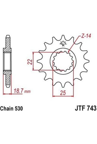 Esjot Aprilia Rsv 1000 Mille Esjot 16 Ön Dişli Esjot Aprilia Rsv 1000 Mille Esjot 16 Ön Dişli