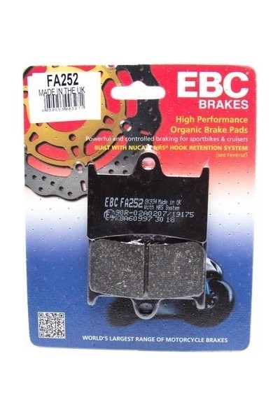 Ebc Yamaha mt 09 Ebc Organik Ön Balata Ebc Yamaha mt 09 Ebc Organik Ön Balata