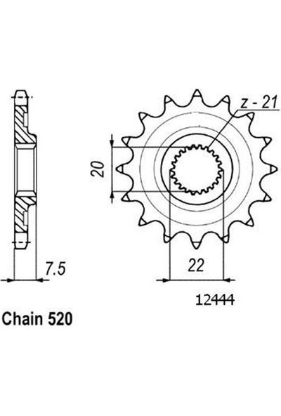 Esjot Honda Crf 250 x Esjot 13 Ön Dişli Esjot Honda Crf 250 x Esjot 13 Ön Dişli