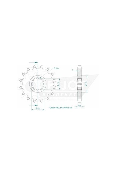 Esjot Yamaha mt 03 Esjot 15 Ön Dişli 2006-2012 Esjot Yamaha mt 03 Esjot 15 Ön Dişli 2006-2012