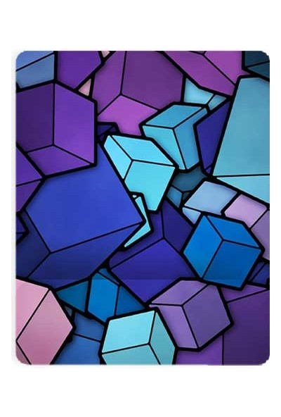 Gizeo Concept Renkli Kare Desenli Bilek Destekli Mouse Pad Gizeo Concept Renkli Kare Desenli Bilek Destekli Mouse Pad