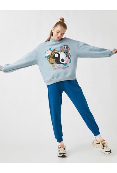 Koton Jogger Cepli Eşofman Altı Beli Paçasi Lastikli