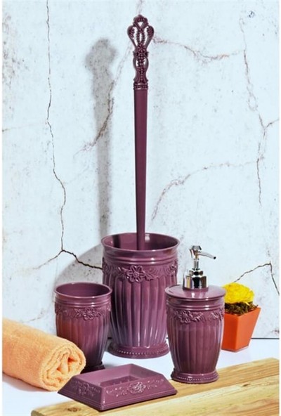 Piev House By 4 Lü Banyo Seti Mor Piev House By 4 Lü Banyo Seti Mor