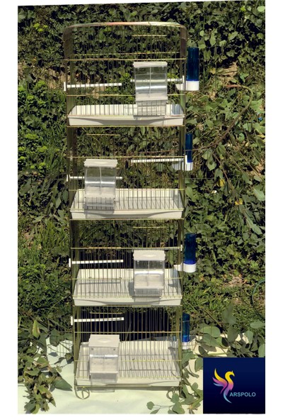 Arspolo 4'katlı Üretim Kafesi Full Set Izgaralı Gold Kaplama Arspolo 4'katlı Üretim Kafesi Full Set Izgaralı Gold Kaplama